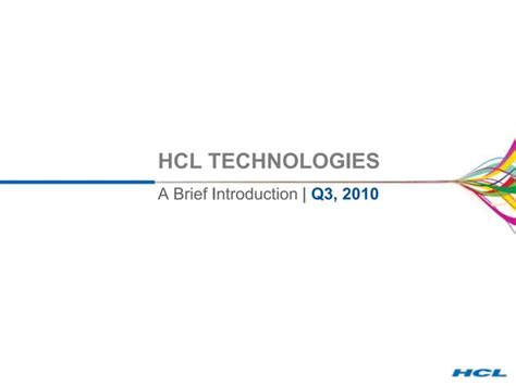 Hcl Technology Ppt Overview Pptx