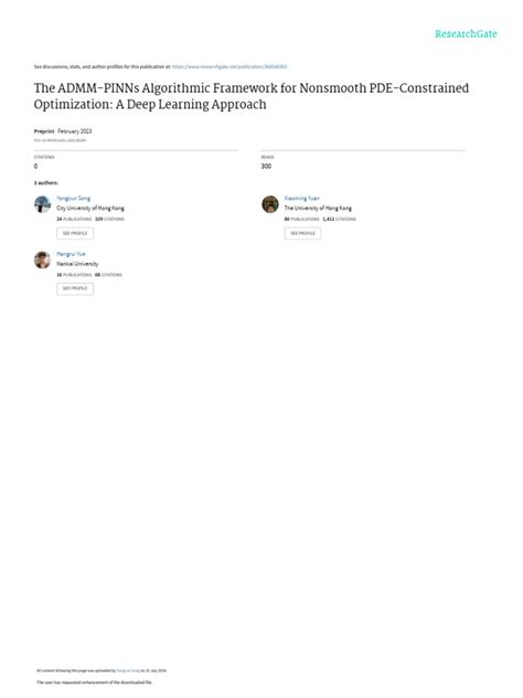 Admm Pinns Revision Arxiv Pdf Partial Differential Equation