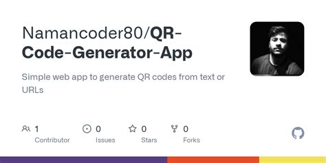 Github Namancoder80qr Code Generator App Simple Web App To Generate Qr Codes From Text Or Urls