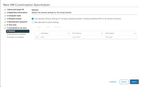 Como Crear Un Vmware Guest Customization Specification Witcherit