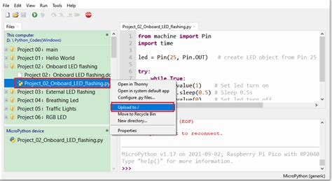 Python Tutorial Windows Pico Learning Kit Documentation