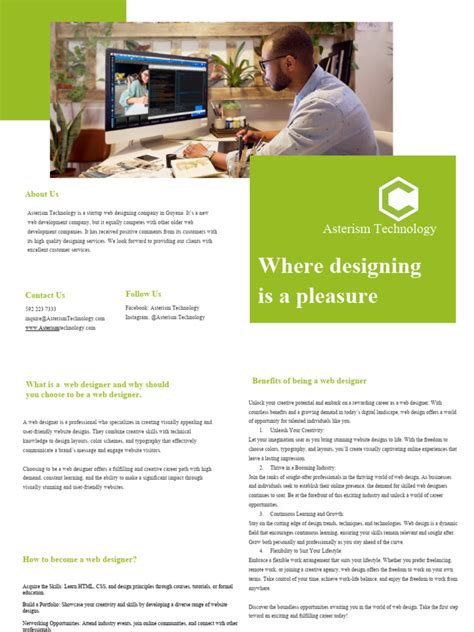 startup company brochure pdf pdf web design world wide web