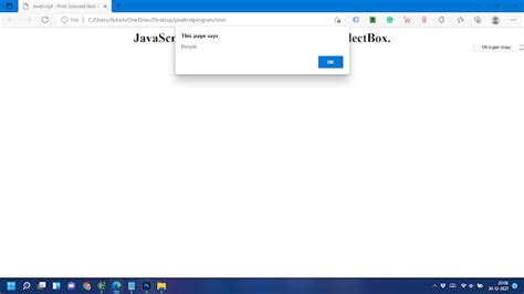 Write A Program To Print Selected Item From Select Box Beginner Bee