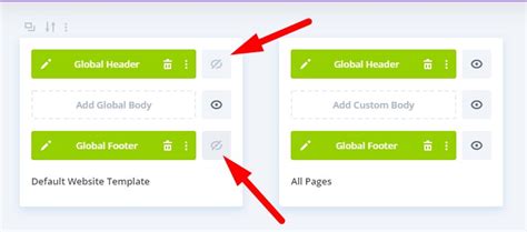 Why Are Header And Footer Missing From Theme Customizer In Divi