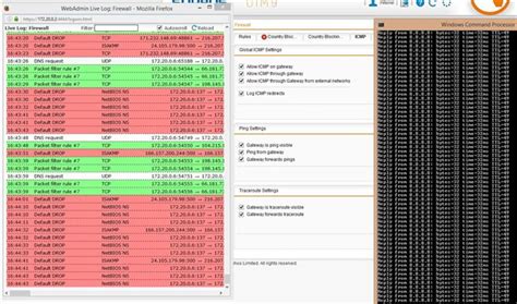 Live Monitoring Of Ping Traffic Management Networking Logging And Reporting UTM Firewall