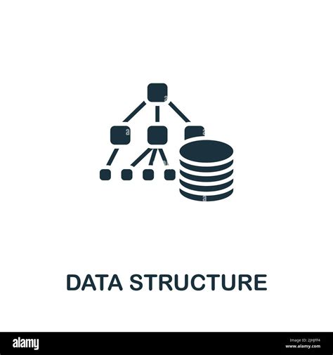 Data Structure Icon Line Simple Element Data Science Symbol For Templates Web Design And