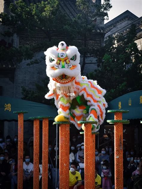 自古狮舞出岭南佛山醒狮天下传 花瓣网