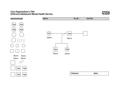 Free Printable Genogram Templates Excel Word Pdf