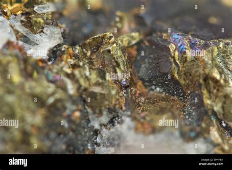 Chalcopyrite It Has The Chemical Formula Cufes2 Copper Iron Sulfide