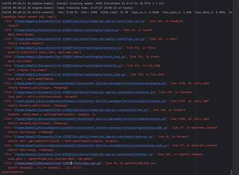 Assertionerror Boxes · Issue 29 · Megvii Researchiter E2edet · Github