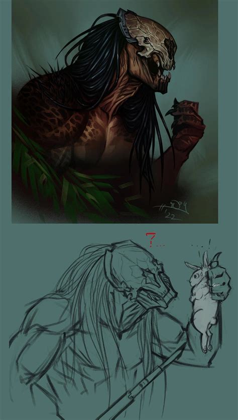 Feral Predator By Notesz Predator Alien Art Predator Art Predator
