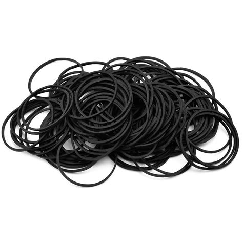 Boninggg 100pcs Women Mini Small Black Rubber Hair Elastic Braids
