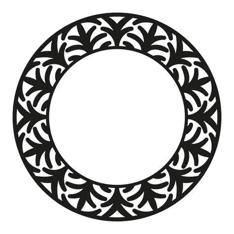 라운드 프레임 프리미엄 벡터