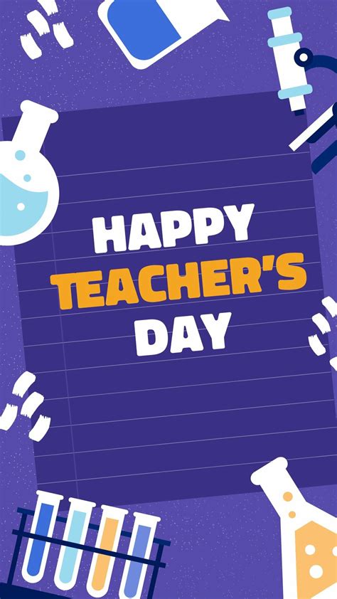 Happy Teachers Day Instagram Story Piktochart