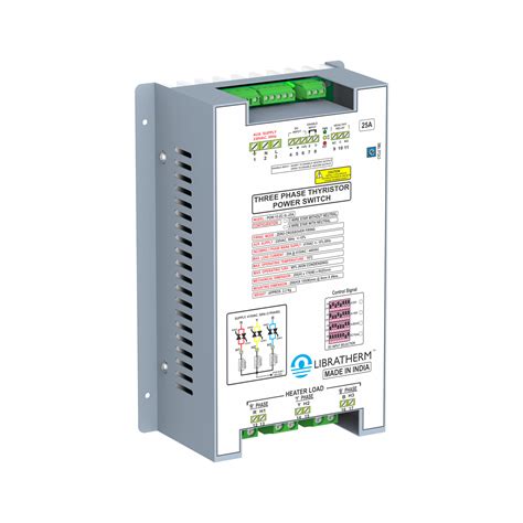 Three Phase Thyristor Power Switch Pow 12 Zc Libratherm Instruments