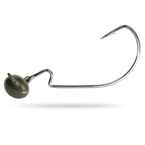 Söder Tackle Tungsten Swing Football Jig Head Green 1pcs
