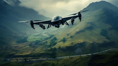 Premium Ai Image Fpv Reconnaissance Military Drone Generative Ai