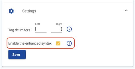 How Do I Enable The Enhanced Syntax Docugenerate