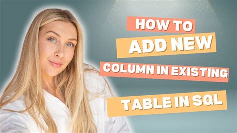 How To Add New Columns In Existing Tables In Sql Dataanalytics Sqlforbeginners Sqlserver