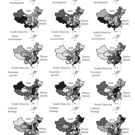 Spatial Distribution Development Of Chinas Ecological Civilization Download Scientific Diagram