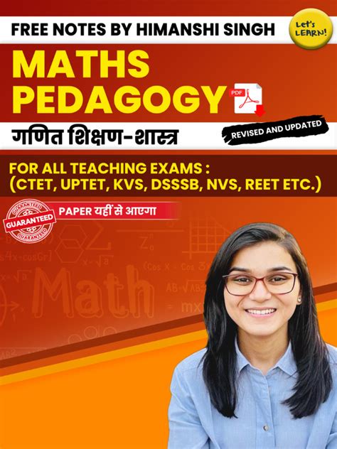 Maths Pedagogy Hindi Free Notes By Himanshi Singh Pdf Mathematics