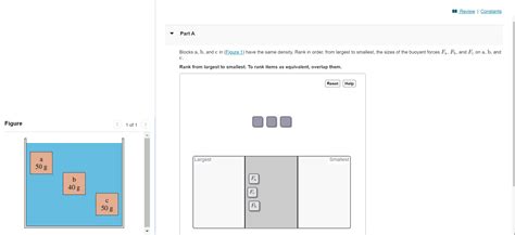Solved Blocks A B And C In Figure 1 Have The Same Chegg Com
