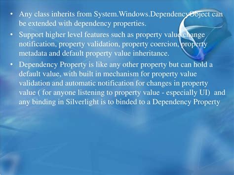 Ppt Dependency Property Powerpoint Presentation Free Download Id1047623