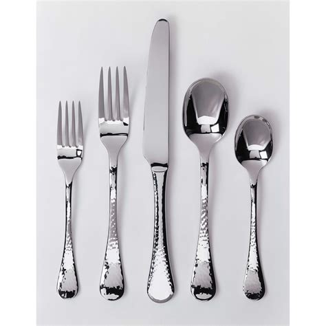 Add A Sense Of Elegance To Mealtimes With This 42 Piece Stainless Steel