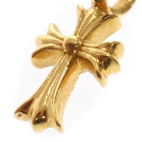 Chrome Hearts Chrome Hearts 22k Gold Ch Cross Stack P… Gem
