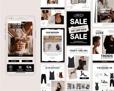 Editable Email Templates Email Marketing Product Marketing Etsy