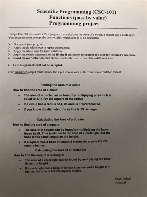 Solved Scientific Programming CSC Functions Pass By Chegg