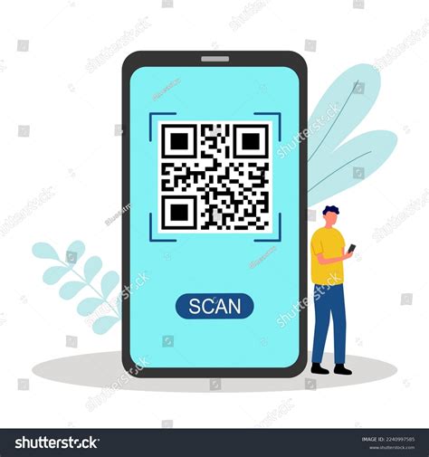 476 Man Scanning Qr Code In Market Images Stock Photos Vectors Shutterstock