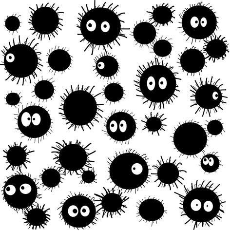 Totoro Soot Sprites By Aquamoona On Deviantart