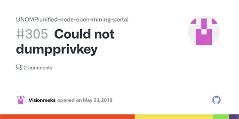 Could Not Dumpprivkey · Issue 305 · Unompunified Node Open Mining Portal · Github