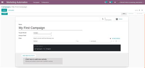 Marketing Automation In Odoo 12