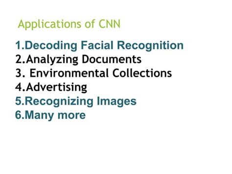 Convolution Neural Network Cnn Pptx Artificial Intelligence