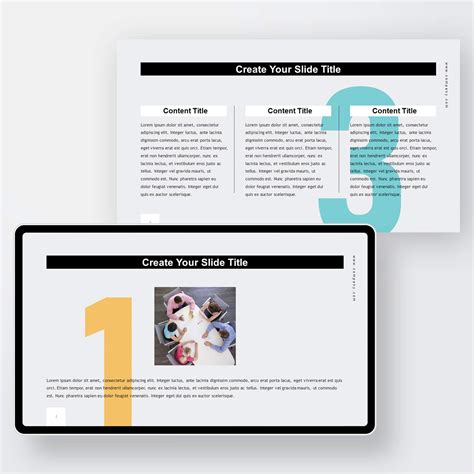 background big number powerpoint templates powerpoint free