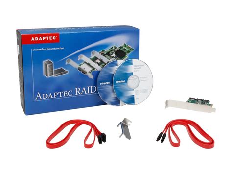 Adaptec RAID SA R SATAII PCI Express X RAID JBOD Controller Card Kit