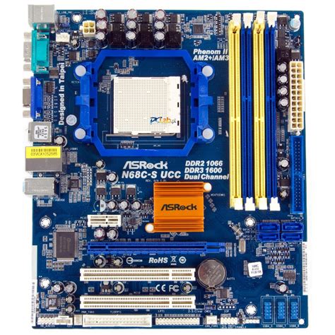 Placa De Baza Asrock N68c S Ucc Socket Am2 Am3 Ddr3 Sata2 Video Audio Retea