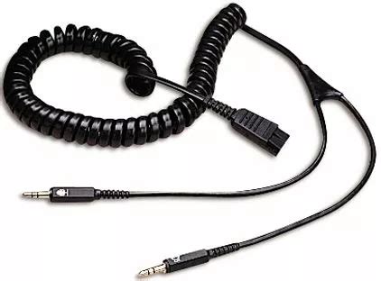Jabra Qd To X Mm Cable For Pc Ideal Headsets