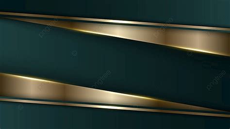 3d 현대적인 럭셔리 배너 템플릿 디자인 녹색 줄무늬와 짙은 녹색 배경에 반짝이는 금색 반짝이는 금색 선 조명 초록 액자 무늬 배경 일러스트 및 사진 무료 다운로드