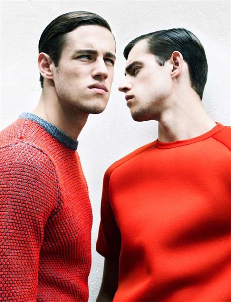 Male High Fashion Editorial Twins