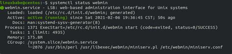 How To Install Webmin On Centos 8rhel 8 Server Linuxbabe