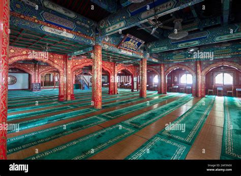 Interior Of Prayer Hall The Niujie Mosque Or Ox Street Mosque Beijing