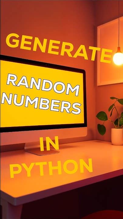 Generate Random Numbers Pythonprogramming Pythontutorial Coding