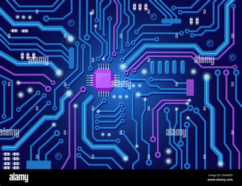 Motherboard Pcb Background Circuit Board Texture Computer Digital System Blueprint Processor