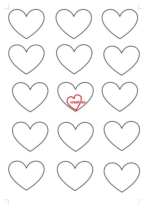 Macaron Heart Template