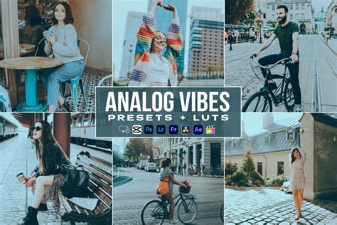 Analog Presets Luts Videos Premiere Pro Graphic By One Touch · Creative