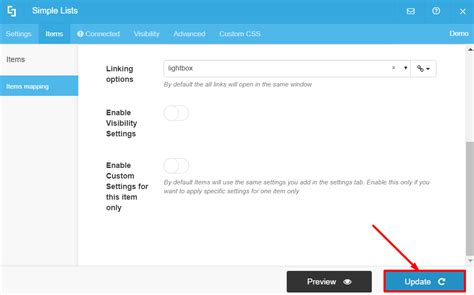 how to display content from a sharepoint list library column in a lightbox shortpoint support
