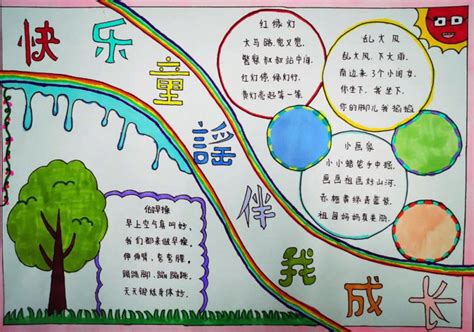 童谣伴我成长手抄报简单又漂亮精选8张